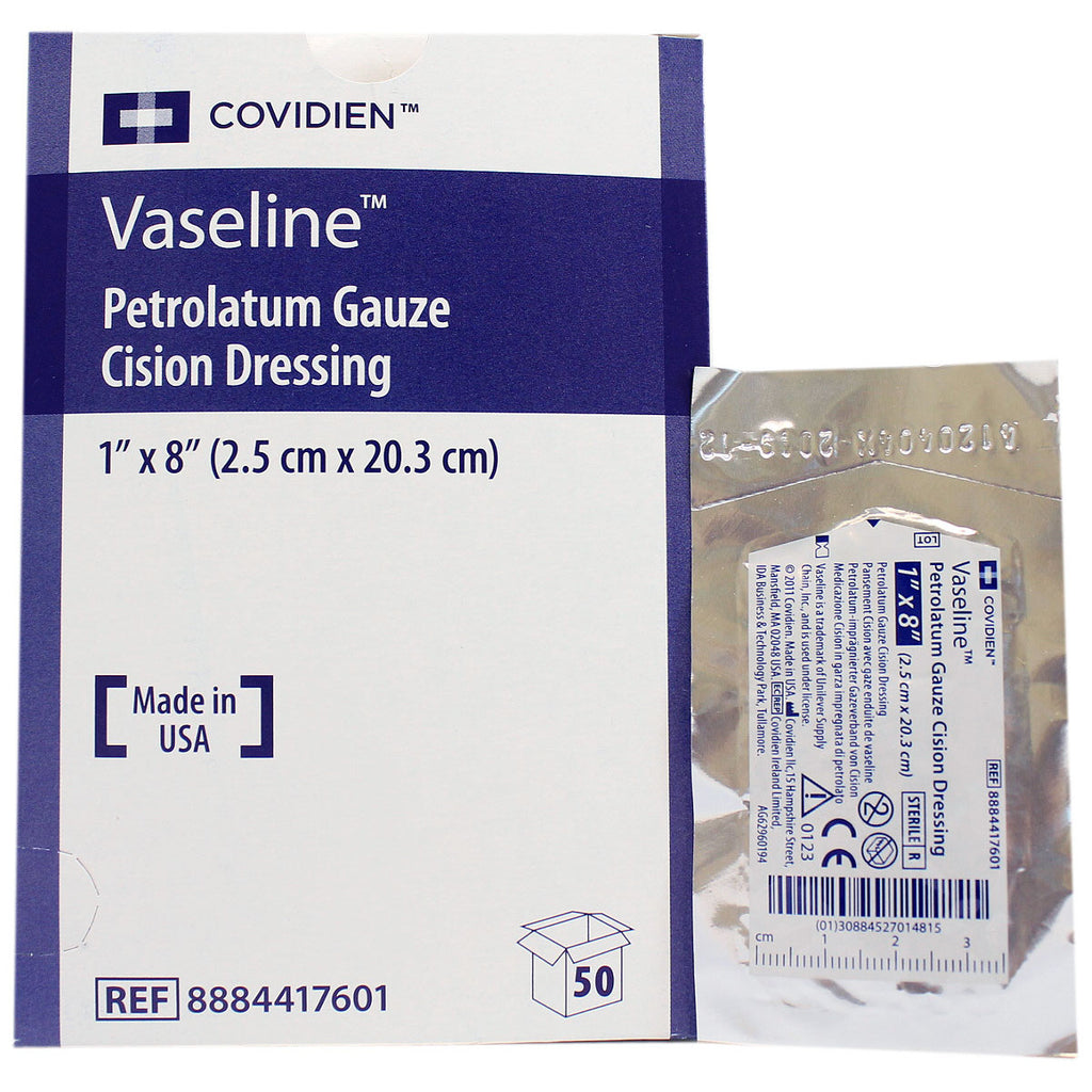 Covidien™ Vaseline™ Petrolatum Gauze Strip – Sheridan Surgical