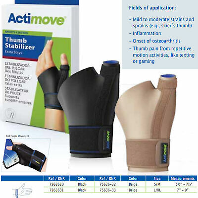 Actimove® Thumb Stabilizer w/ Stays – Sheridan Surgical